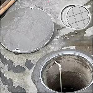 Round Sewage Basin Lid,invisible manhole cover and frame,Circle ...