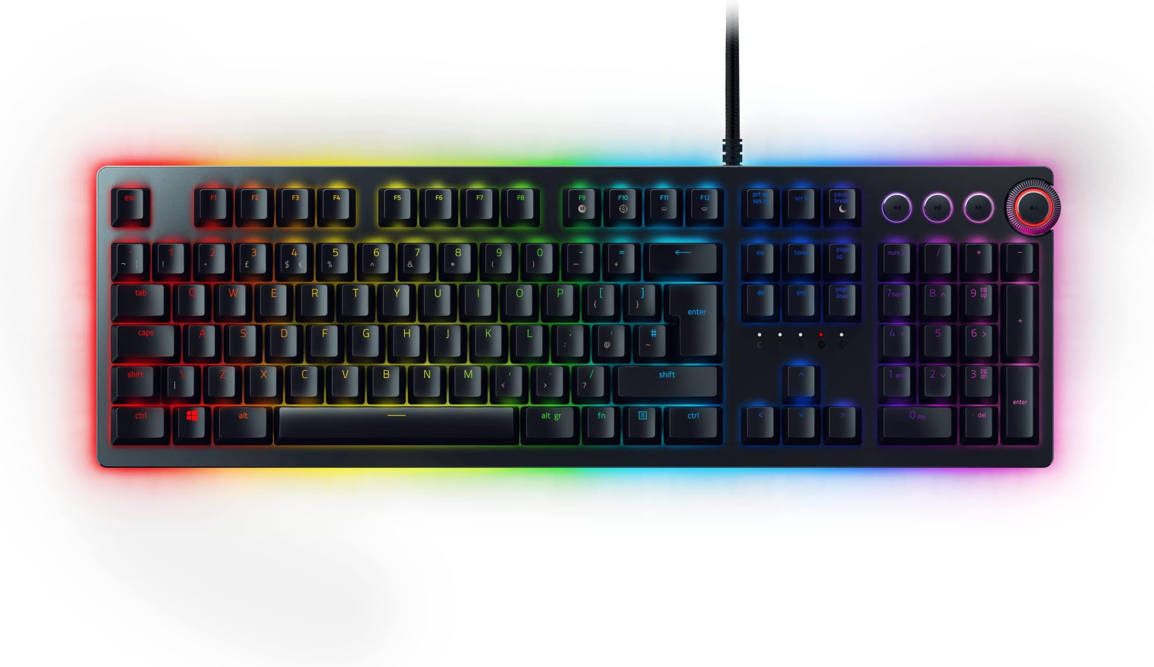 Razer Huntsman Elite (Purple Switch) - Gaming Keyboard with Opto ...