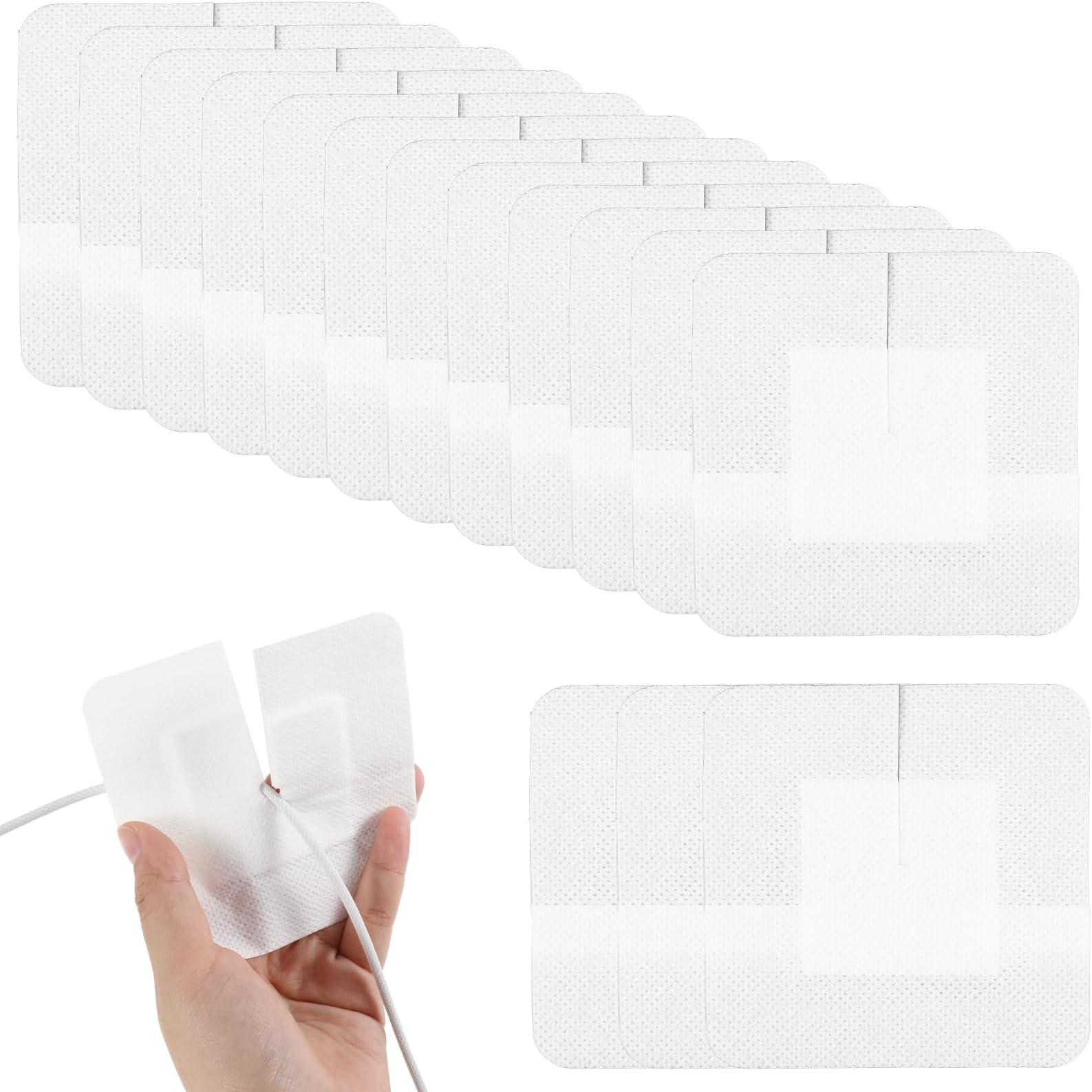 Amazon.com: JIYIN 15 Pcs Split Drain Adhesive Feeding Tube Bandages ...