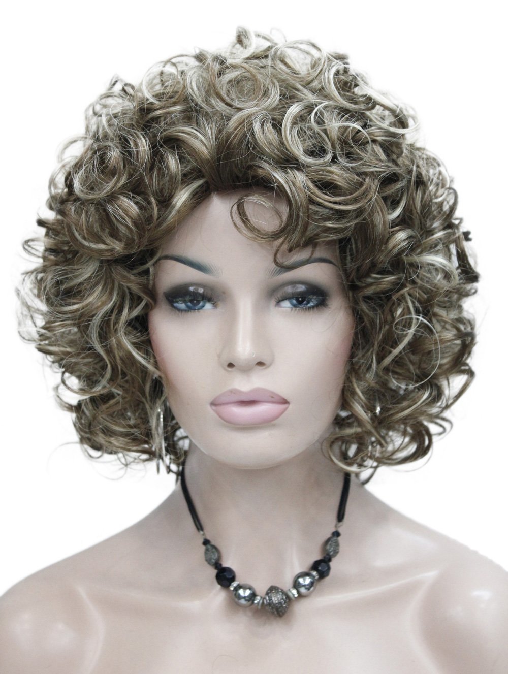 Amazon.com : Short Spiral Curly Fluffy Women Ladies Natural Daily Hair ...