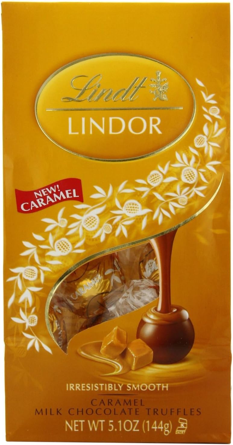 Amazon.com : Lindt Choc Lindor Caramel Bag : Grocery & Gourmet Food
