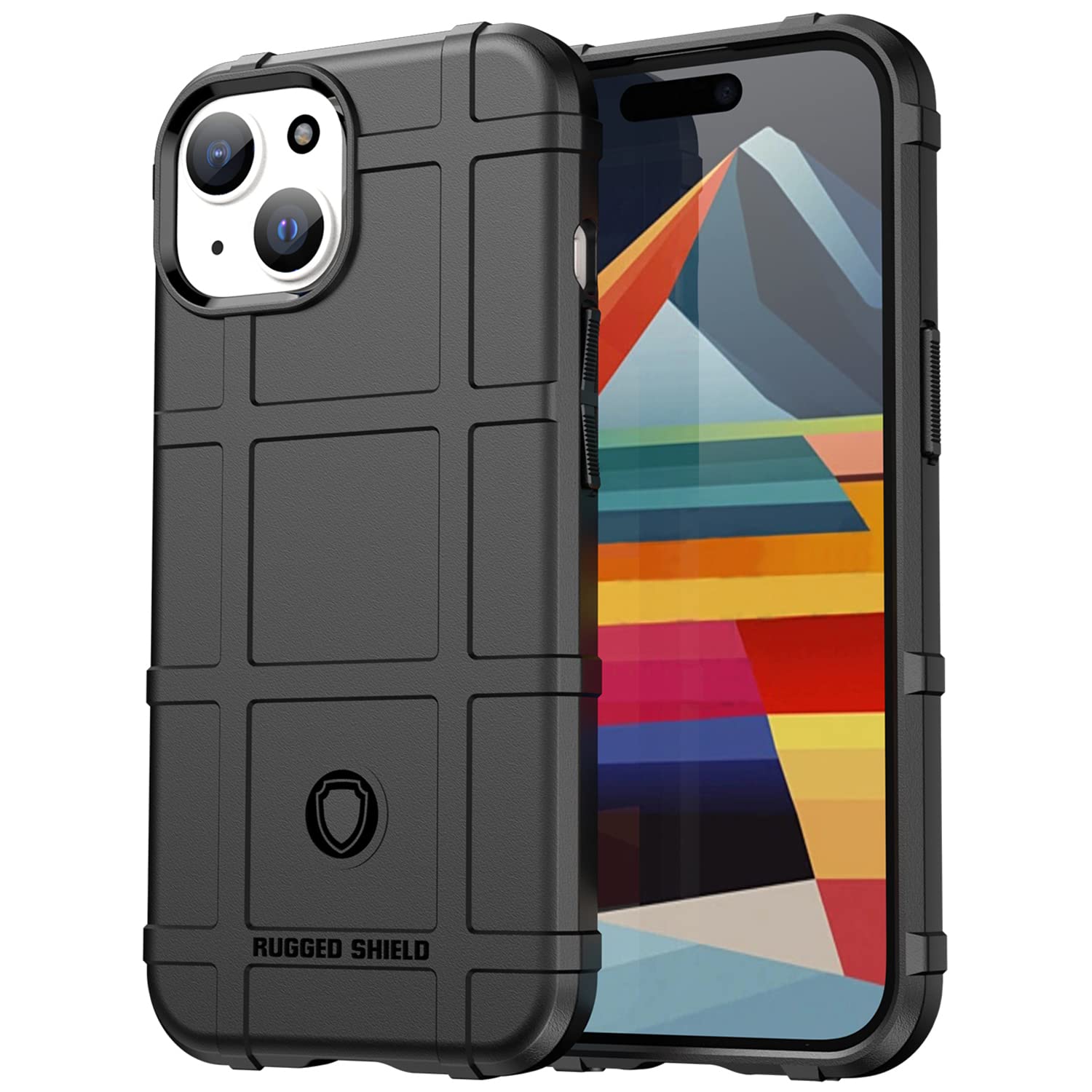 Monwutong Slim Fit Case for iPhone 15 Plus, Rugged Shield Outdoor ...