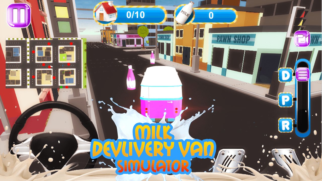 Milk Delivery Driver Simulator 3D: Delivery Tycoon Food Transporter in ...