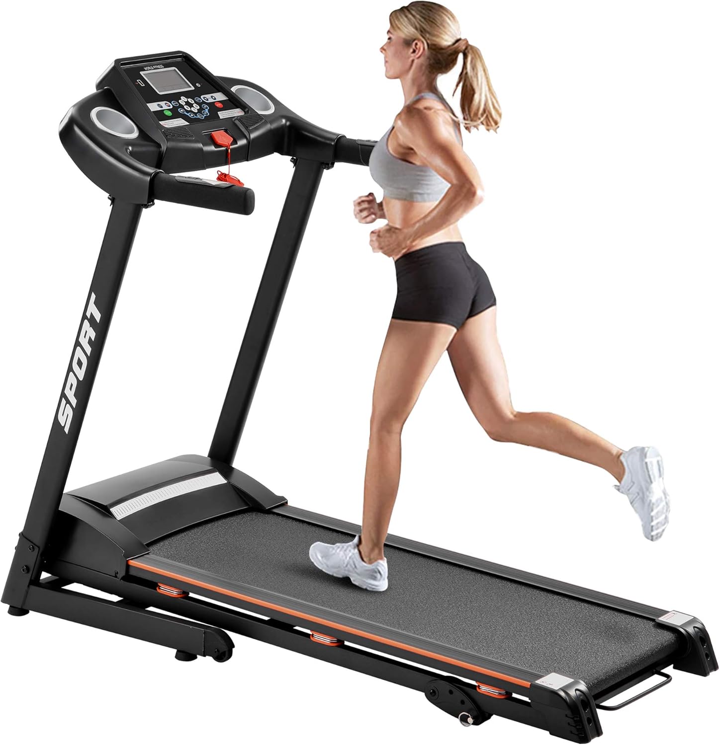 Amazon.com : Folding Treadmill Electric Motorized Power 14.8KM/H ...