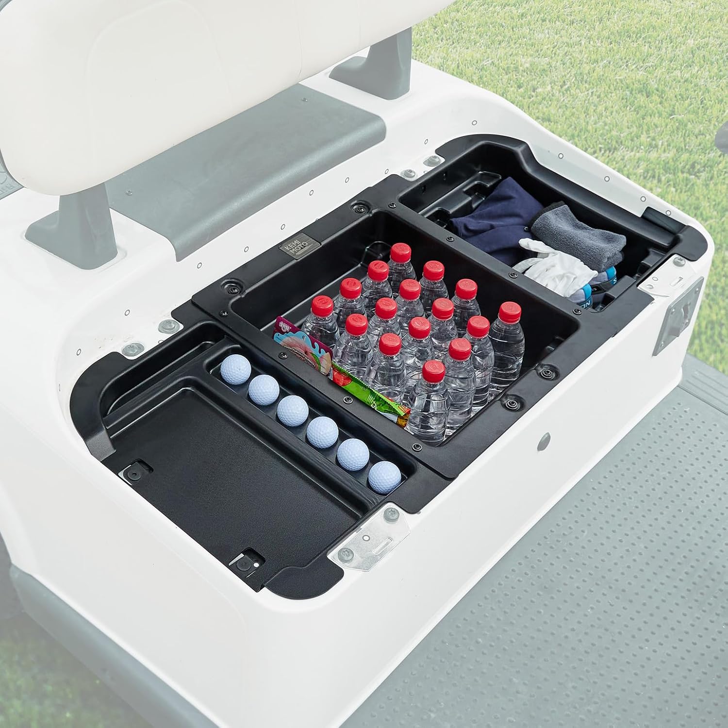 Amazon.com : KEMIMOTO Golf Cart Under Seat Storage Box Upgrade Only ...