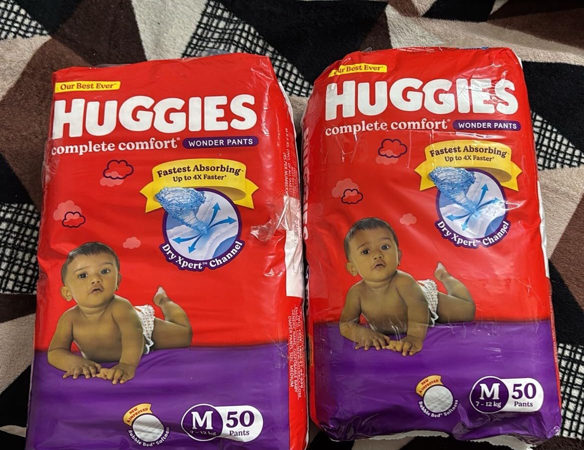 Buy Huggies Complete Comfort Wonder Pants | Pant Style Baby Diapers XL ...