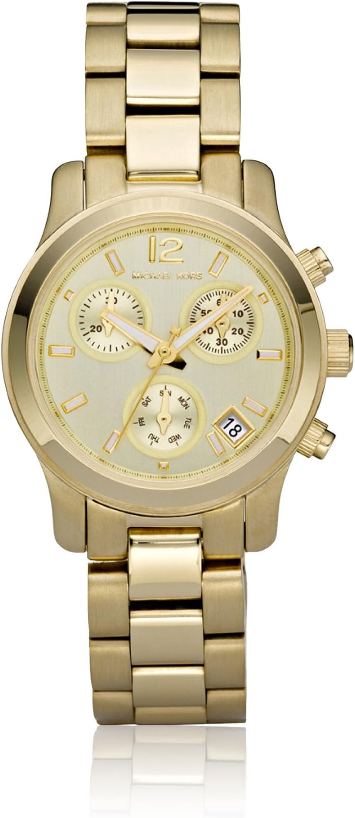 Michael Kors Herren Quartz Armbanduhr, 45.00mm GehäusegröÃŸe mit ...