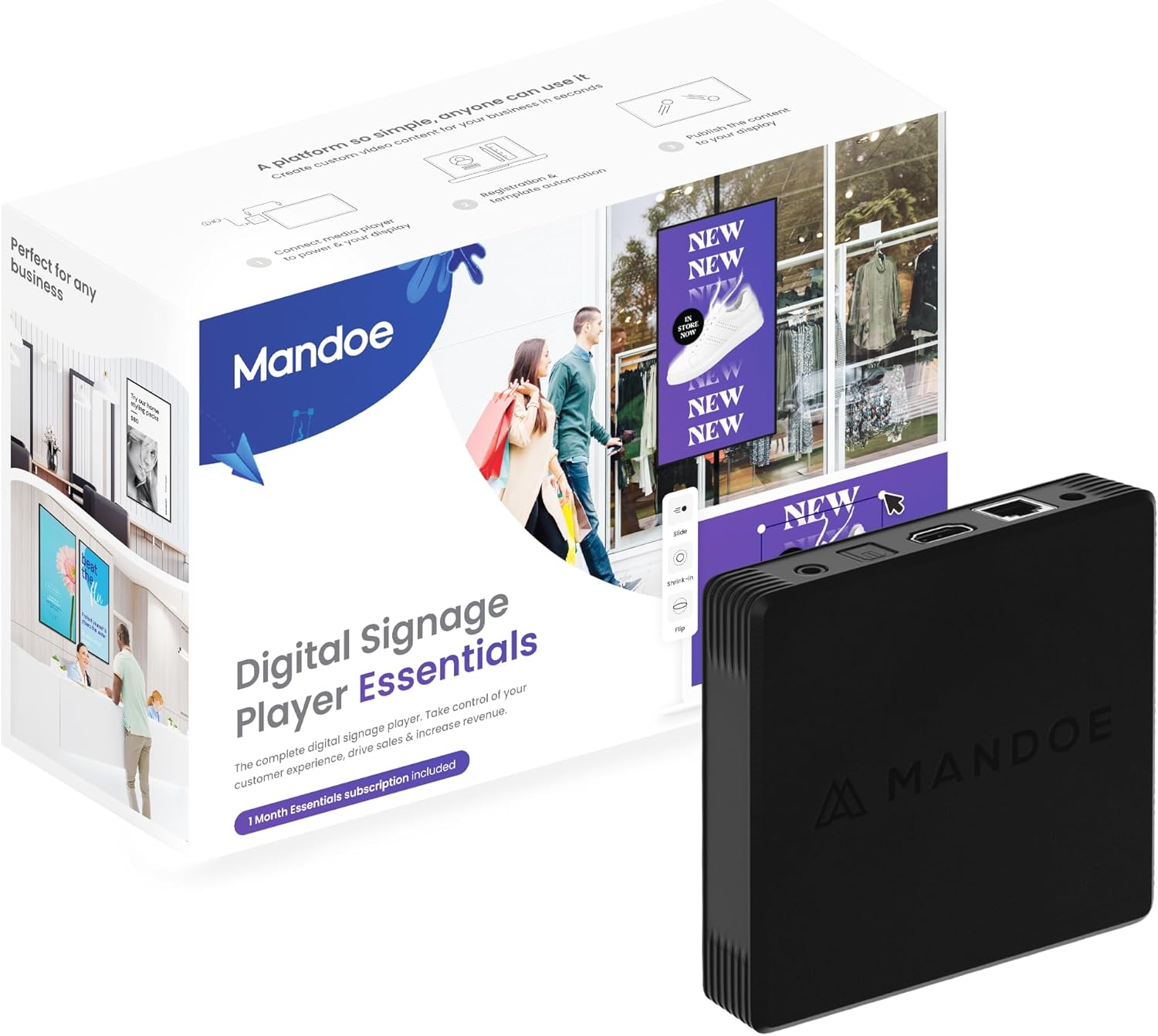 Mandoe Essentials Digital Signage Player: Unleash Your Business ...