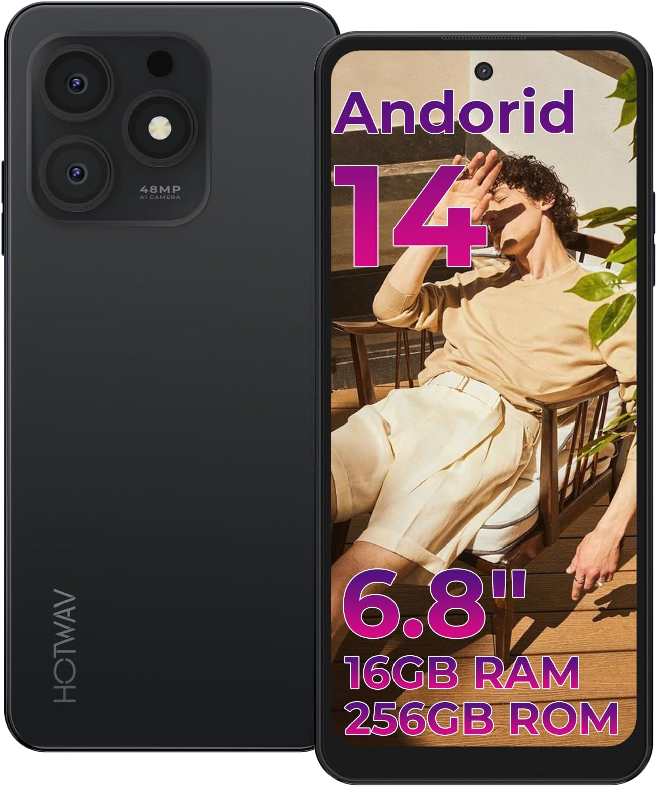 Wiko T20 Smartphone 4 Go + 128 Go, Batterie 5000 mAh Écran HD+ 6,56 ...