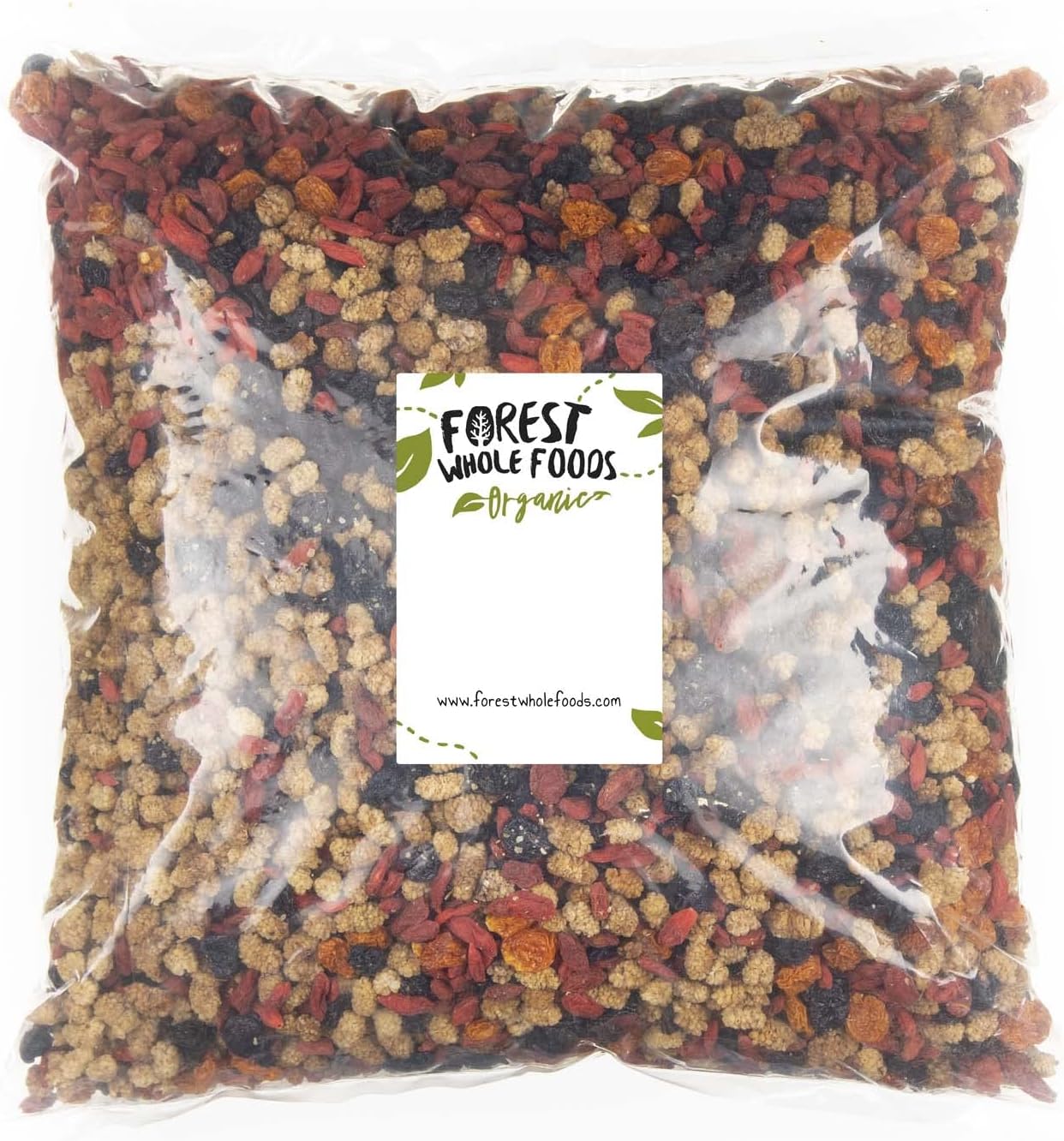 Forest Whole Foods Organic Dried Mixed Berries (5kg) : Amazon.co.uk ...