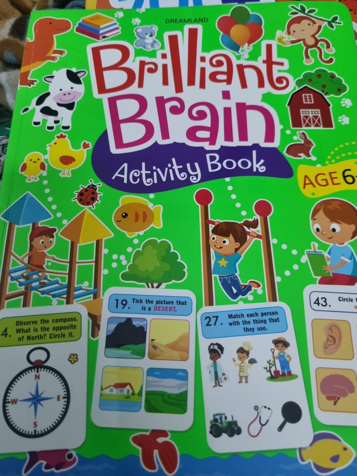 Brilliant Brain Activity Book for Kids Age 6- 7 years with Fun ...