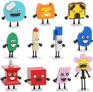 Amazon.com: CYSNATU Bfdi Battle Building Block Set, DIY Anime Dream ...