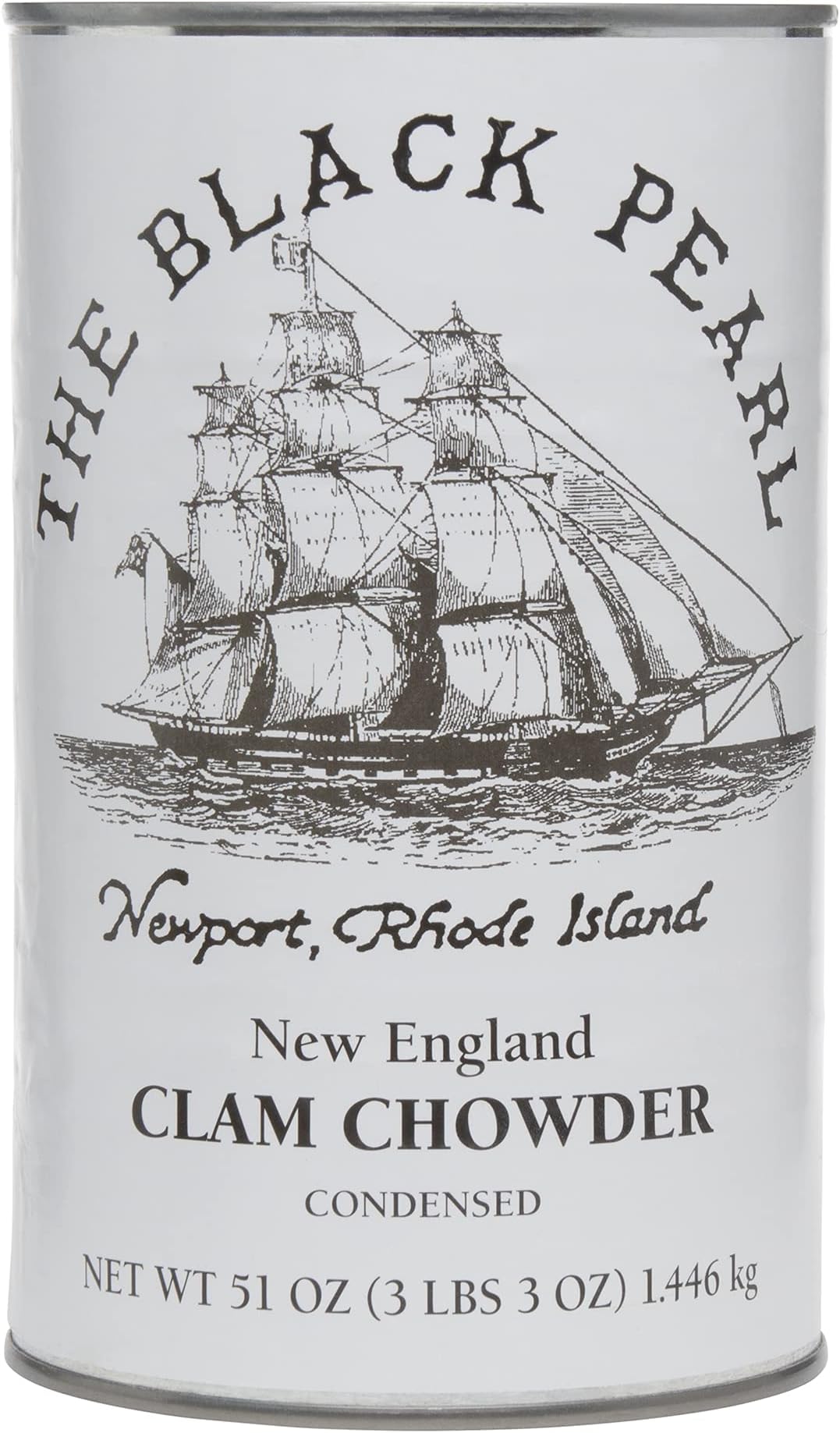 Amazon.com : The Black Pearl Clam Chowder New England Famous Condensed ...