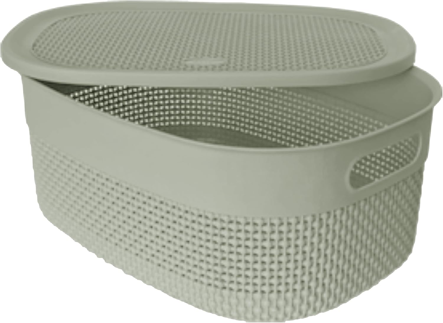 14L Litre Plastic Organiser, Oval Storage Basket, Storage Bin Tidy ...