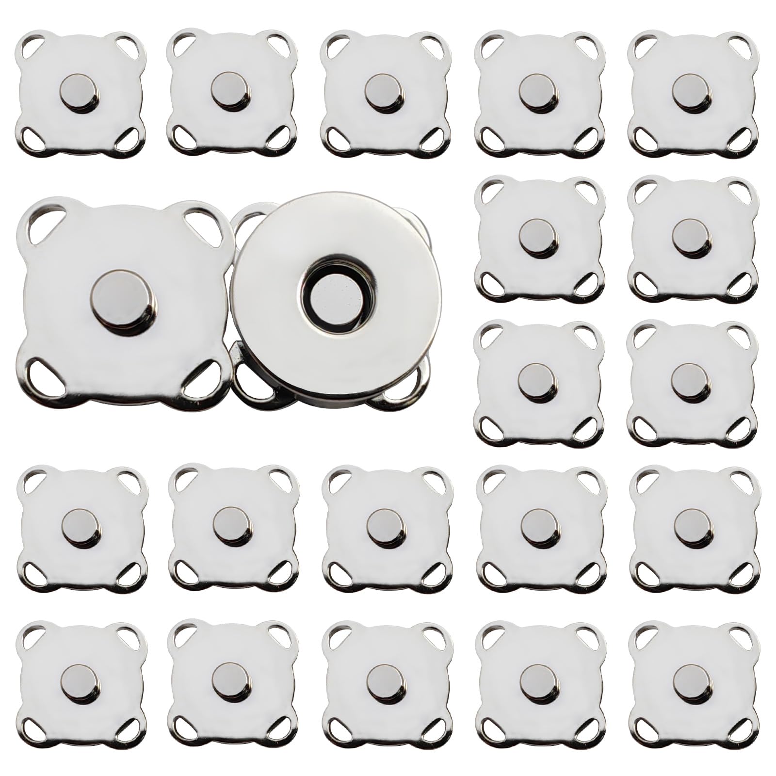 Amazon.com: Zrwcvxy 20 Sets Magnetic Snaps,Plum Magnetic Snap Buttons ...