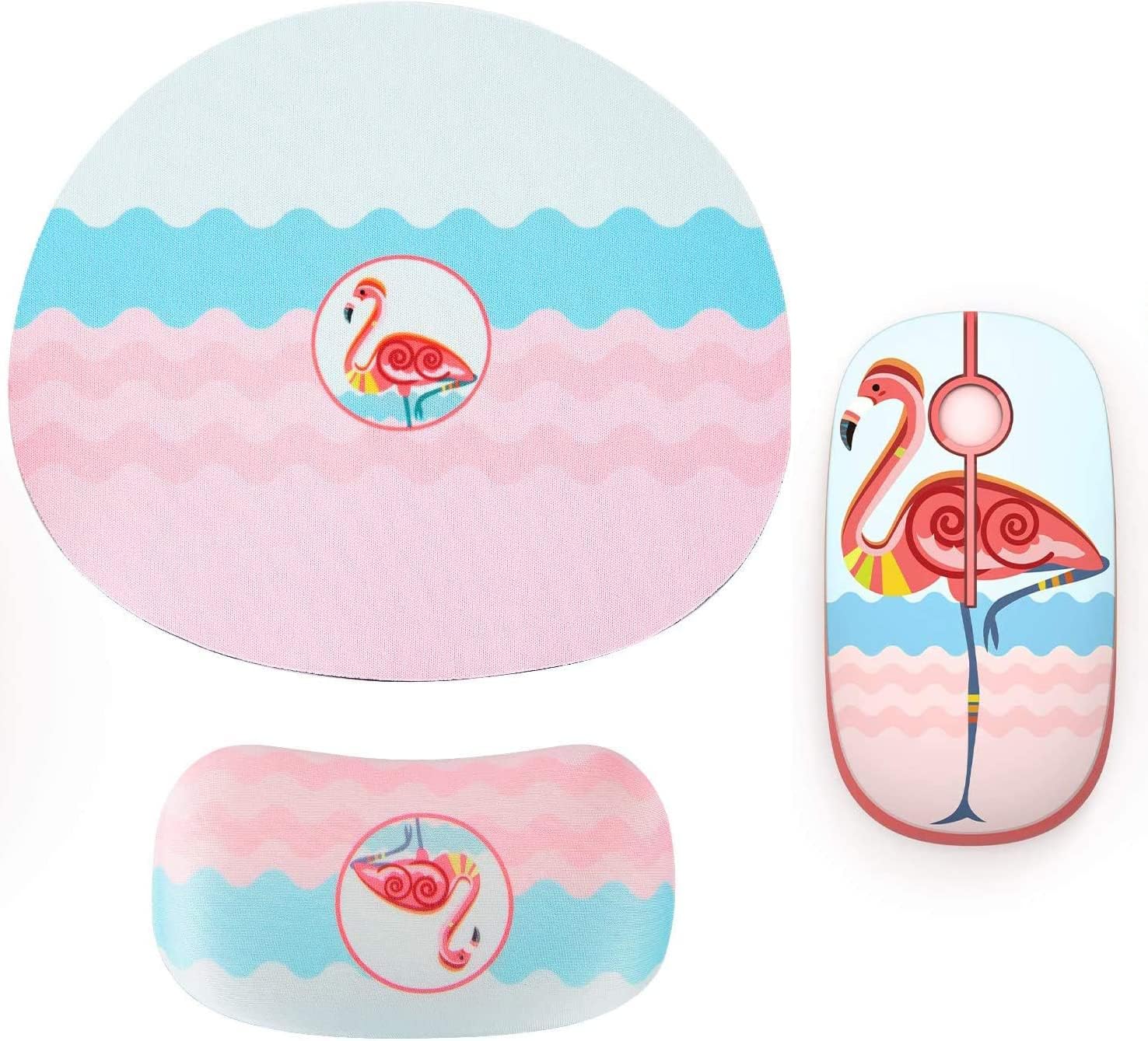 Wireless Mouse, 2.4G Mouse Combo, Wireless Mouse with Mouse Pad and ...