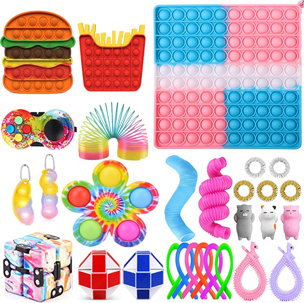 Buy Fidget Toys Pack Set TIK Tok Anxiety Sensory Fidget Toy Set with ...