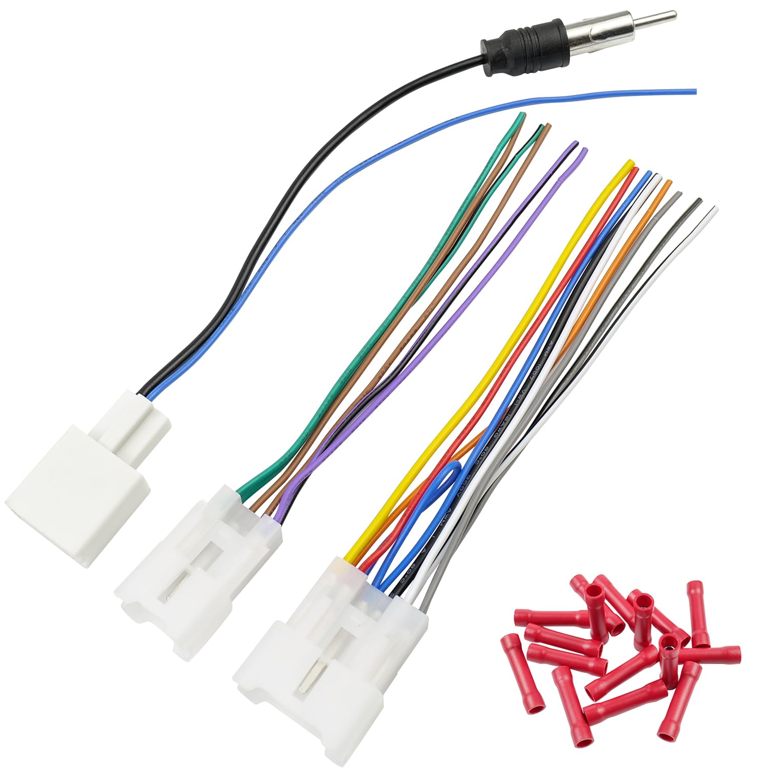 Radio Wiring Harness Adapter Kit Compatible with Toyota Camry Corolla ...
