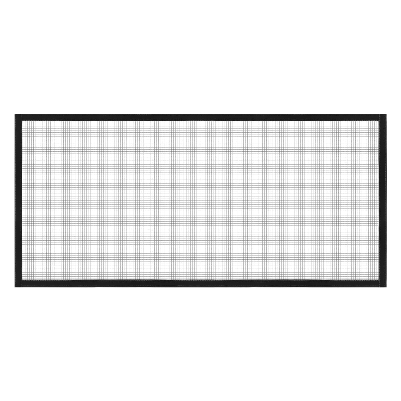 uxcell Window Screen Mesh, 28" x 55" DIY Fiberglass Netting Mesh Black ...