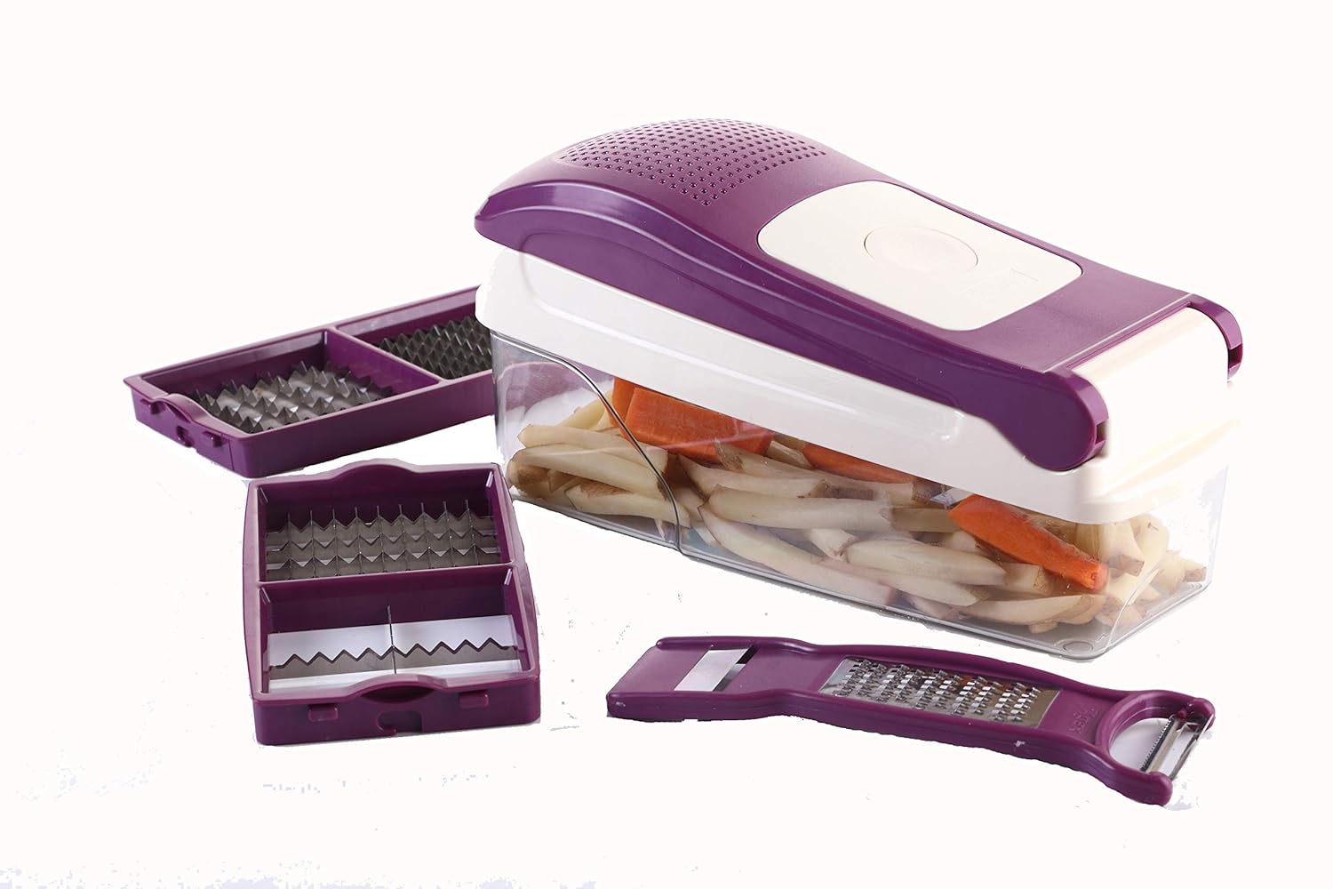 Apex Plastic Big 15 in 1 Dicer with Cutter, Multicolour : Amazon.in ...