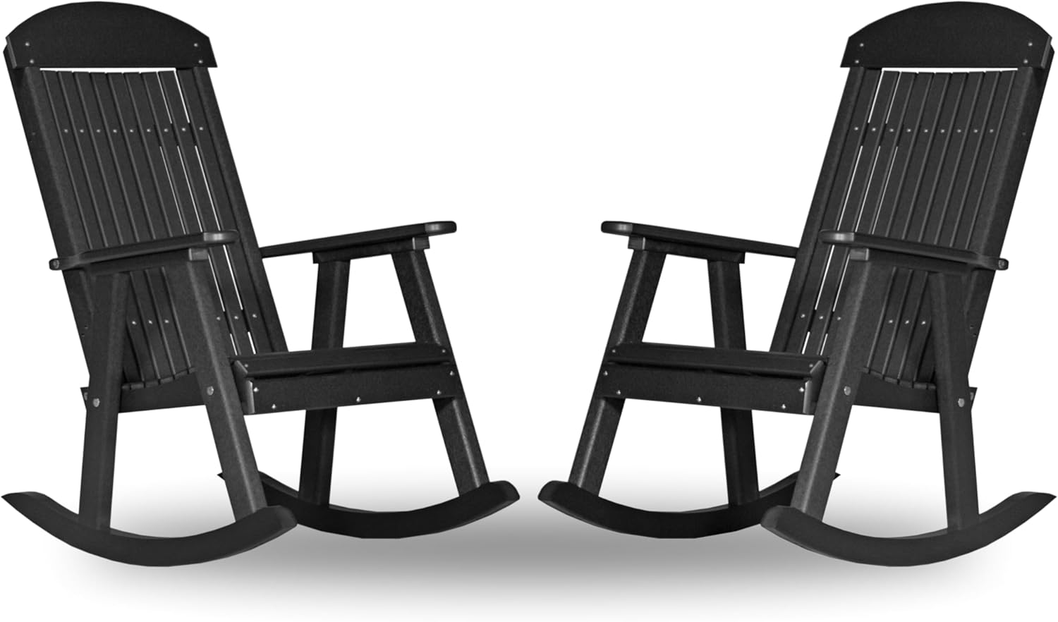 Amazon.com: LuxCraft Poly Porch Rockers Set of 2, Rocking Chair Set of ...