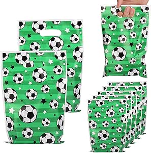 Amazon.com: 50pcs Soccer Goodie Bags, Football-Themed Goody Party Favor ...