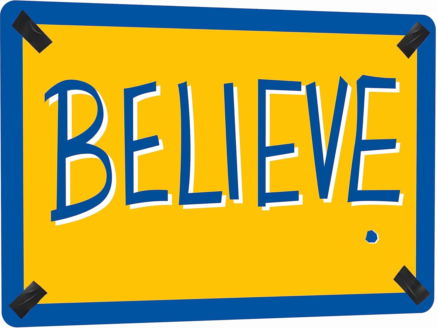 Amazon.com: Flinelife Believe Sign, Large Size 16x12, Believe Metal ...
