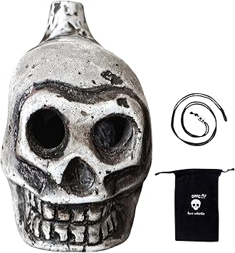 Creepy Aztec Death Whistle, Authentic Aztec Whistle, Resin Skull Shaped ...