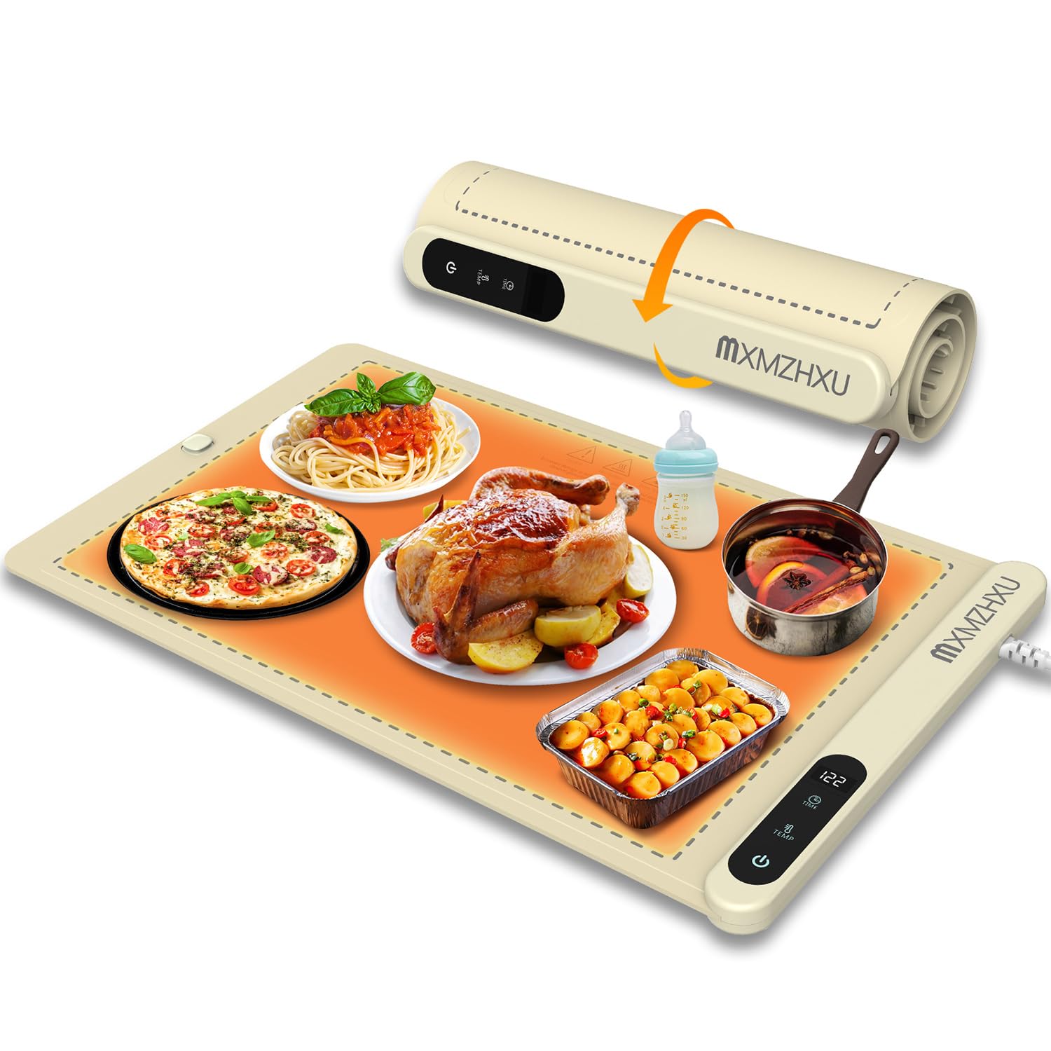 Amazon.com: MXMZHXU Food Warming Mat Full Surface Heating, Upgraded ...