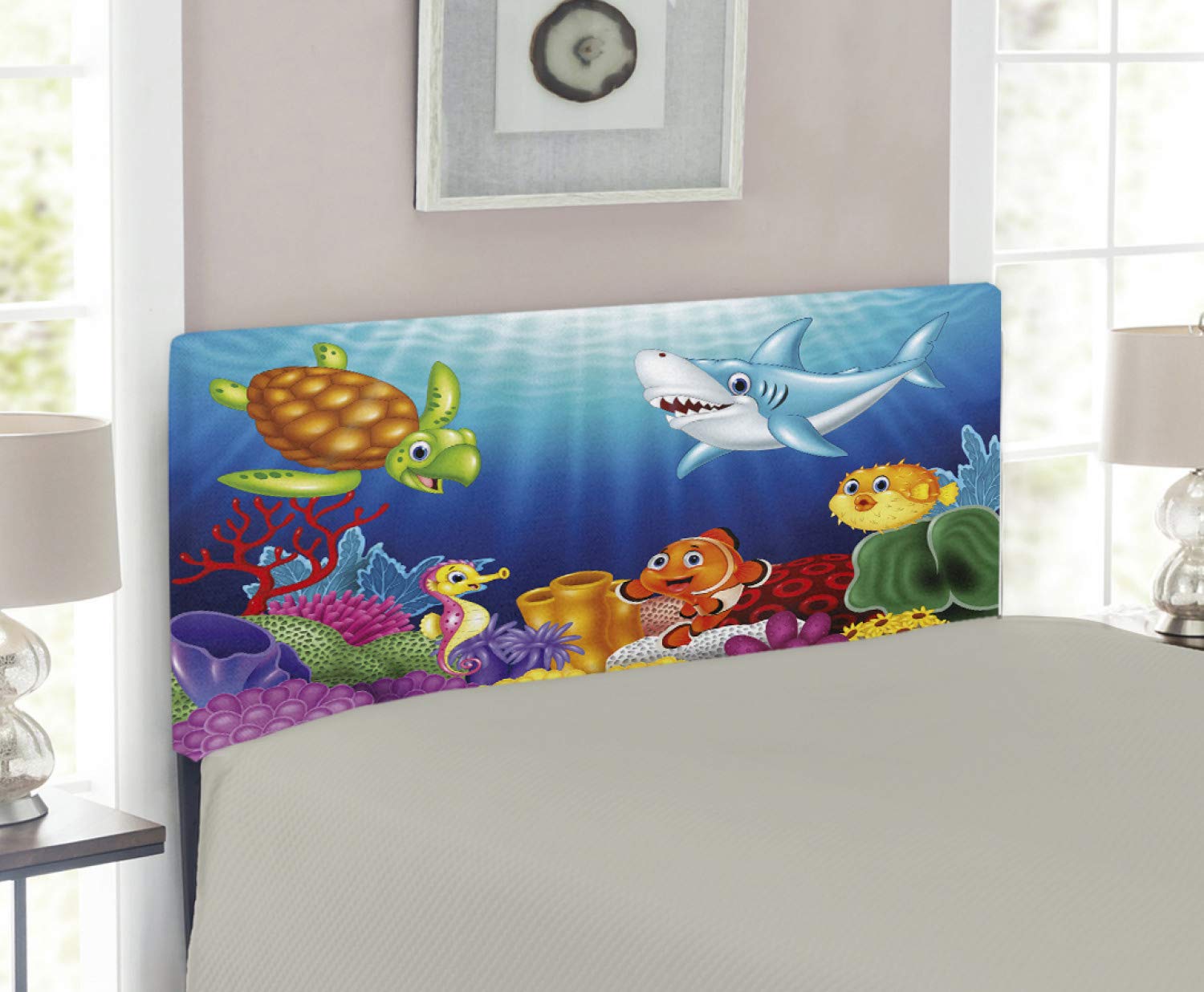 Aquarium Bed Headboard