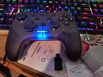 Amazon.com: Acer Nitro Wired Gaming Controller - Featuring Joystick ...