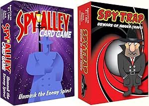 Amazon.com: SPY ALLEY Card Game Bundled with Spy Trap Card Game. Family ...