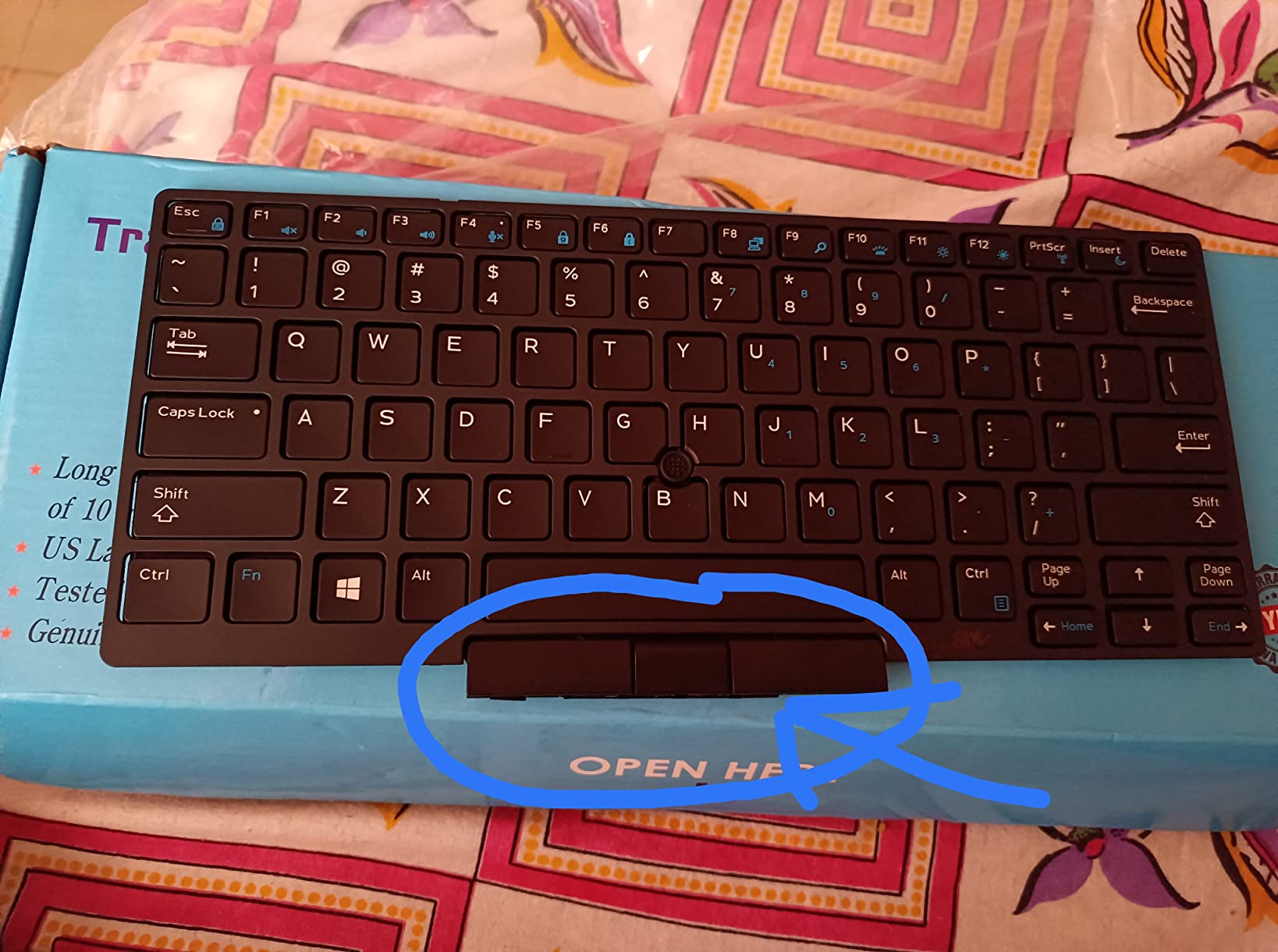 TravisLappy Laptop Keyboard for Dell Latitude 3340 E3340 7350 7000 7350 ...