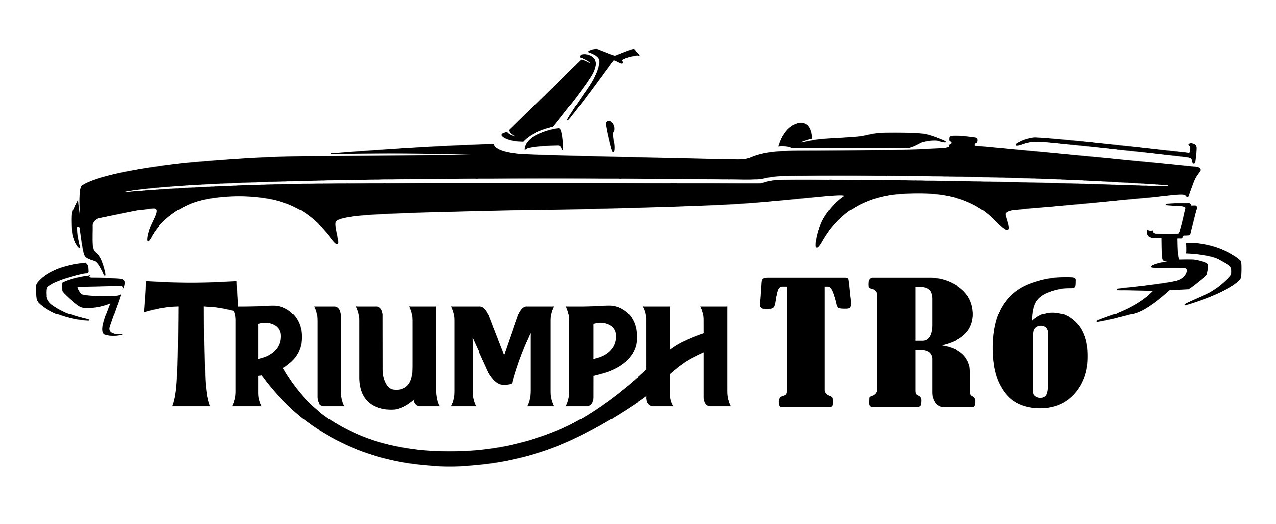 Amazon.com: CO 1968 Triumph TR6 Wall Decal 2ft Long Car Outline Sport ...