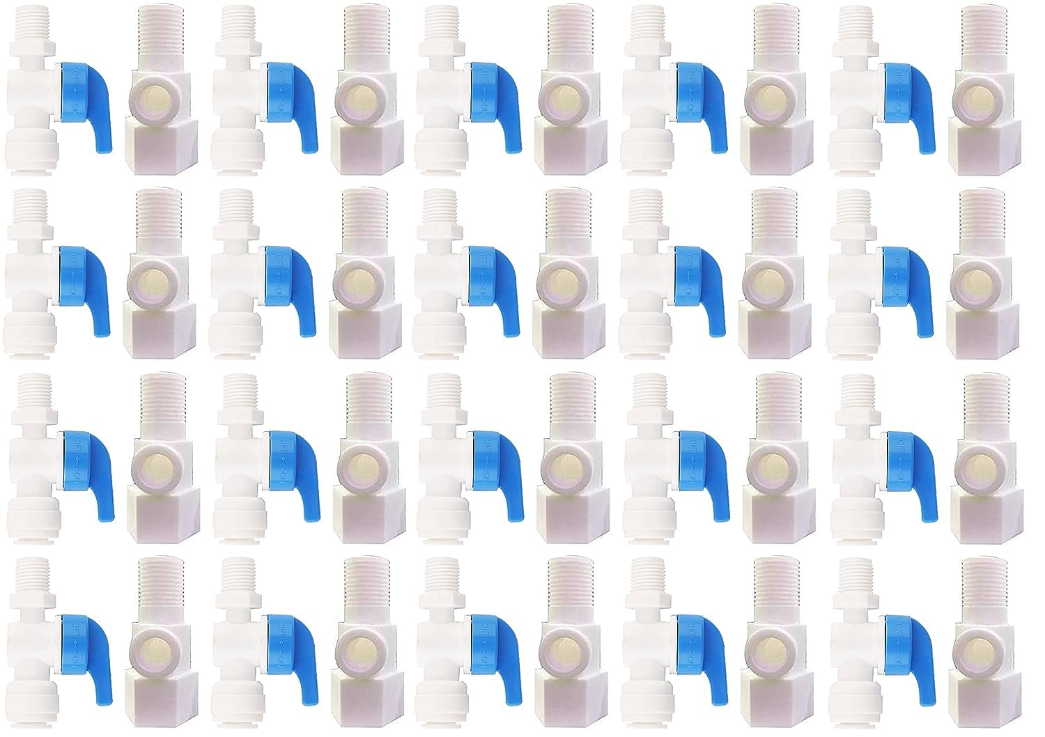 DOC RO? Plastic Inlet Valve/Connector with coupling for Ro/Uv/Water ...