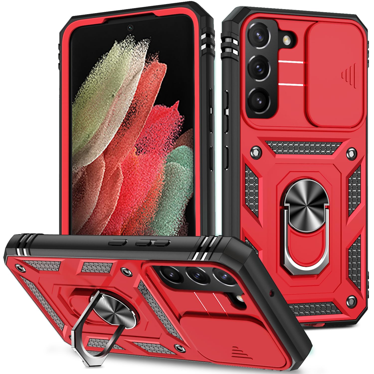 Amazon.com: Fucozan Military Grade Case for Samsung Galaxy S22 Plus Case S22+ Plus Case with ...