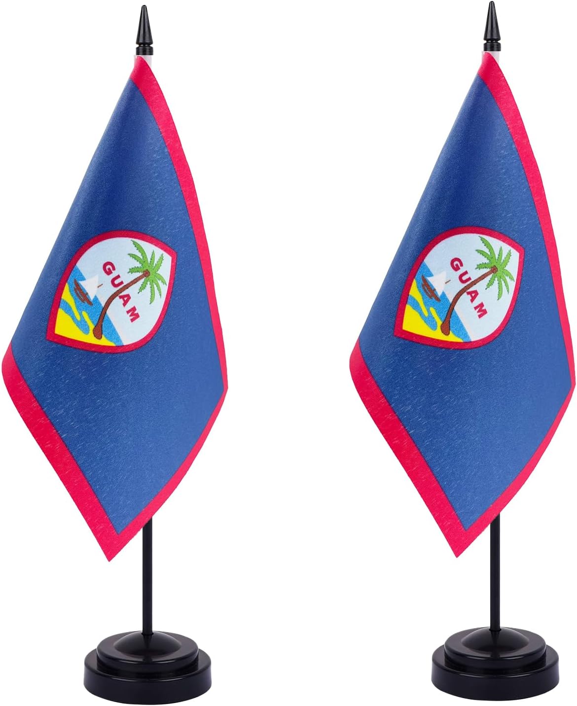 Amazon.com: WXTWK 2 Pack Guam Flag - Mini Small Guam Table Office Flags ...