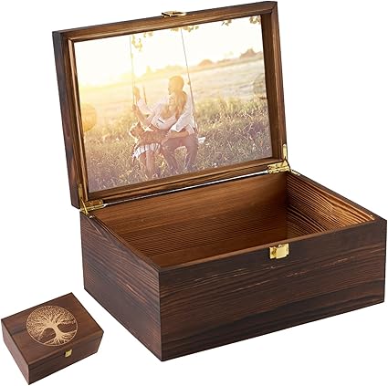 Amazon.com: Tree of Life Larger Wooden Memory Keepsake Boxes With ...