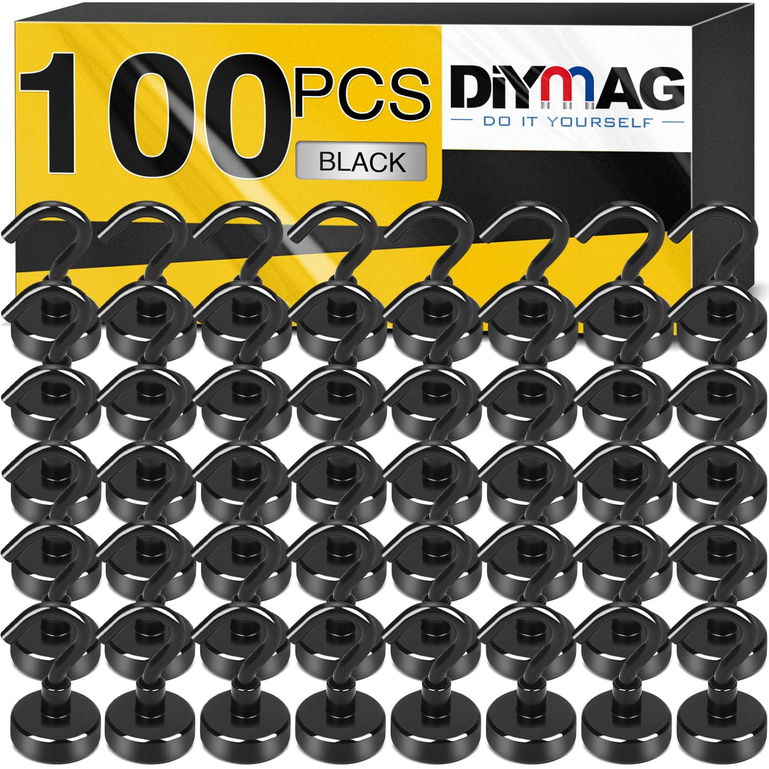 Diymag Magnetic Hooks 30lbs Strong Heavy Duty Cruise Magnet S ...