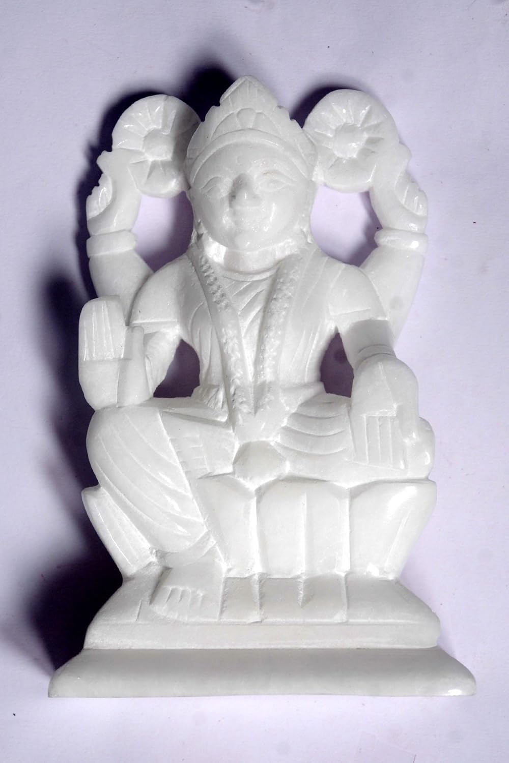 Amazon.com: Rambha Marble White Hand Made Lakshmi Idol Goddess 4.5 ...