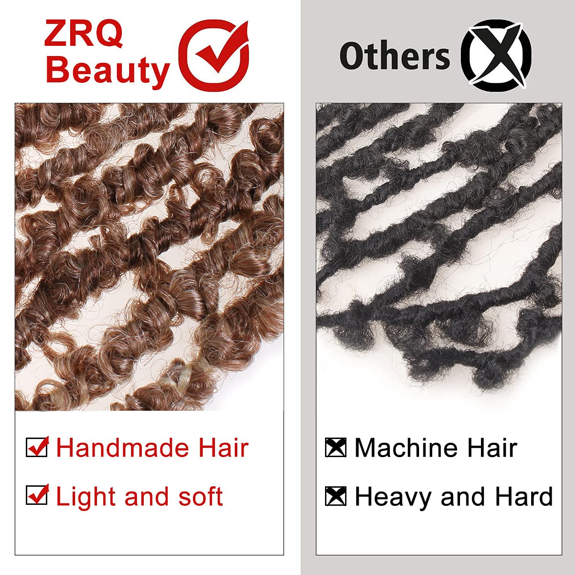 Snapklik.com : 12 Inch Pre-twisted Soft Butterfly Locs Crochet Hair 6 ...
