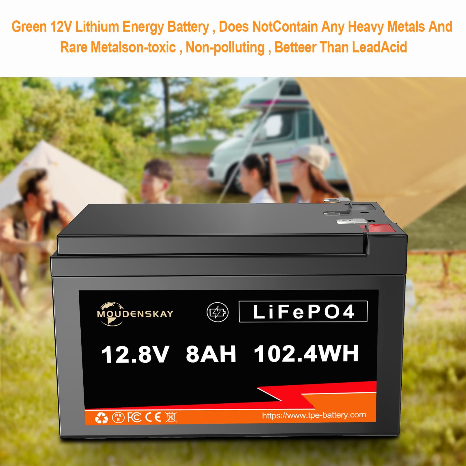 Ultra Thin Lithium Ion Phosphate Lifepo4 Batteries 12v 8ah For Medical