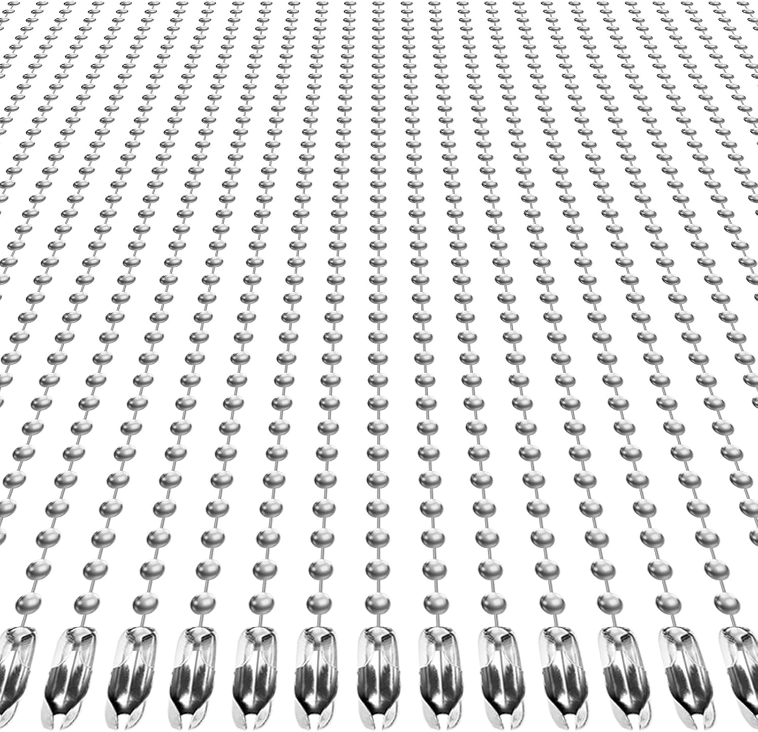 Amazon.com: TLIFOS 50 Pcs Dog Tag Chain, 24" Long 2.4mm Ball Chain ...