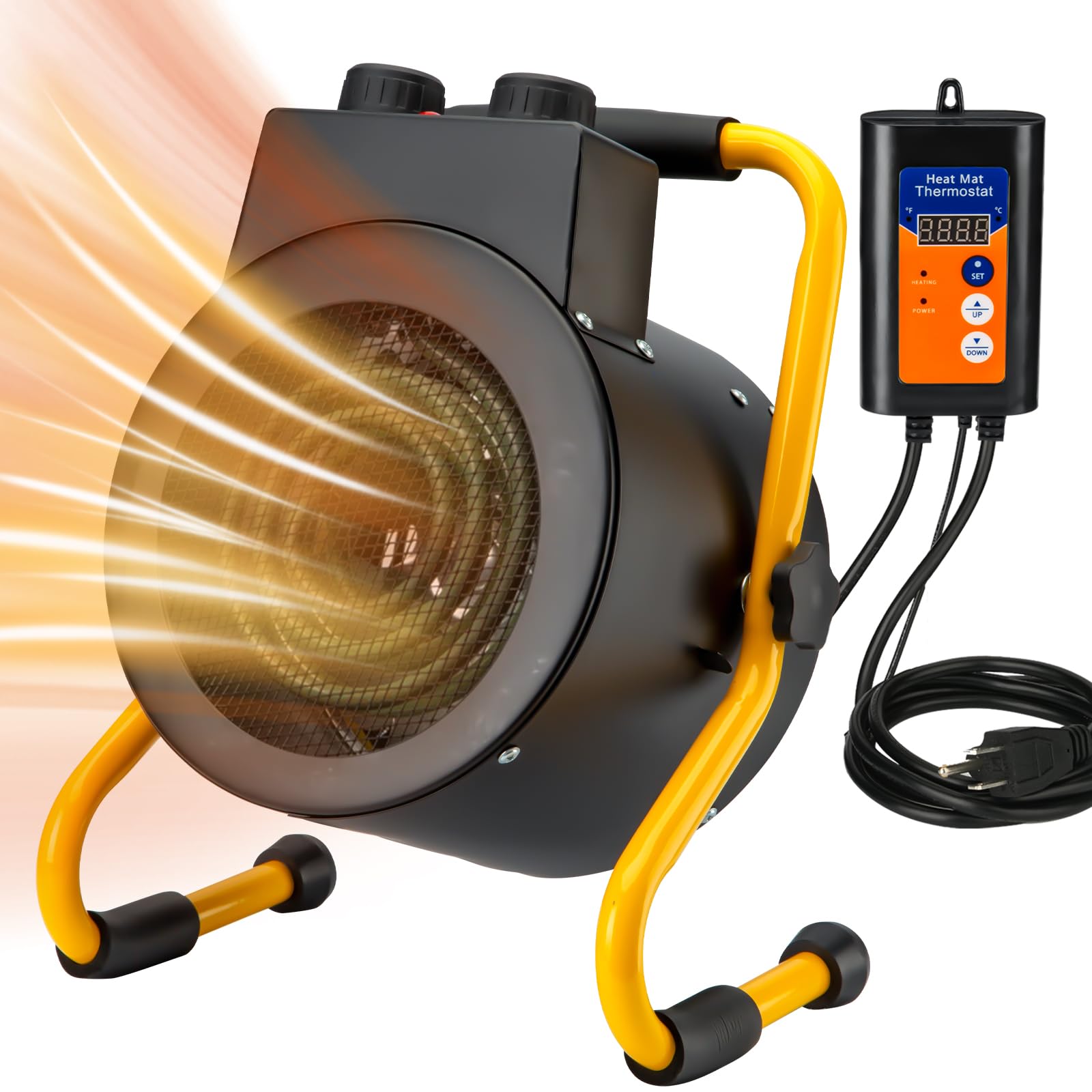 Amazon.com: Greenhouse Heater with Digital Thermostat, Green House ...