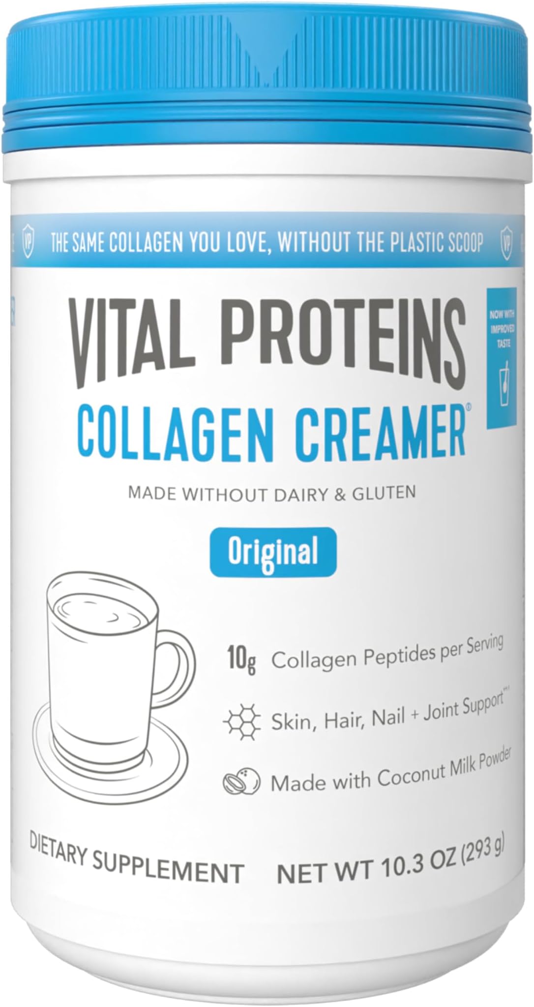 Amazon.com : Vital Proteins Collagen Coffee Creamer, Non-dairy & Low ...