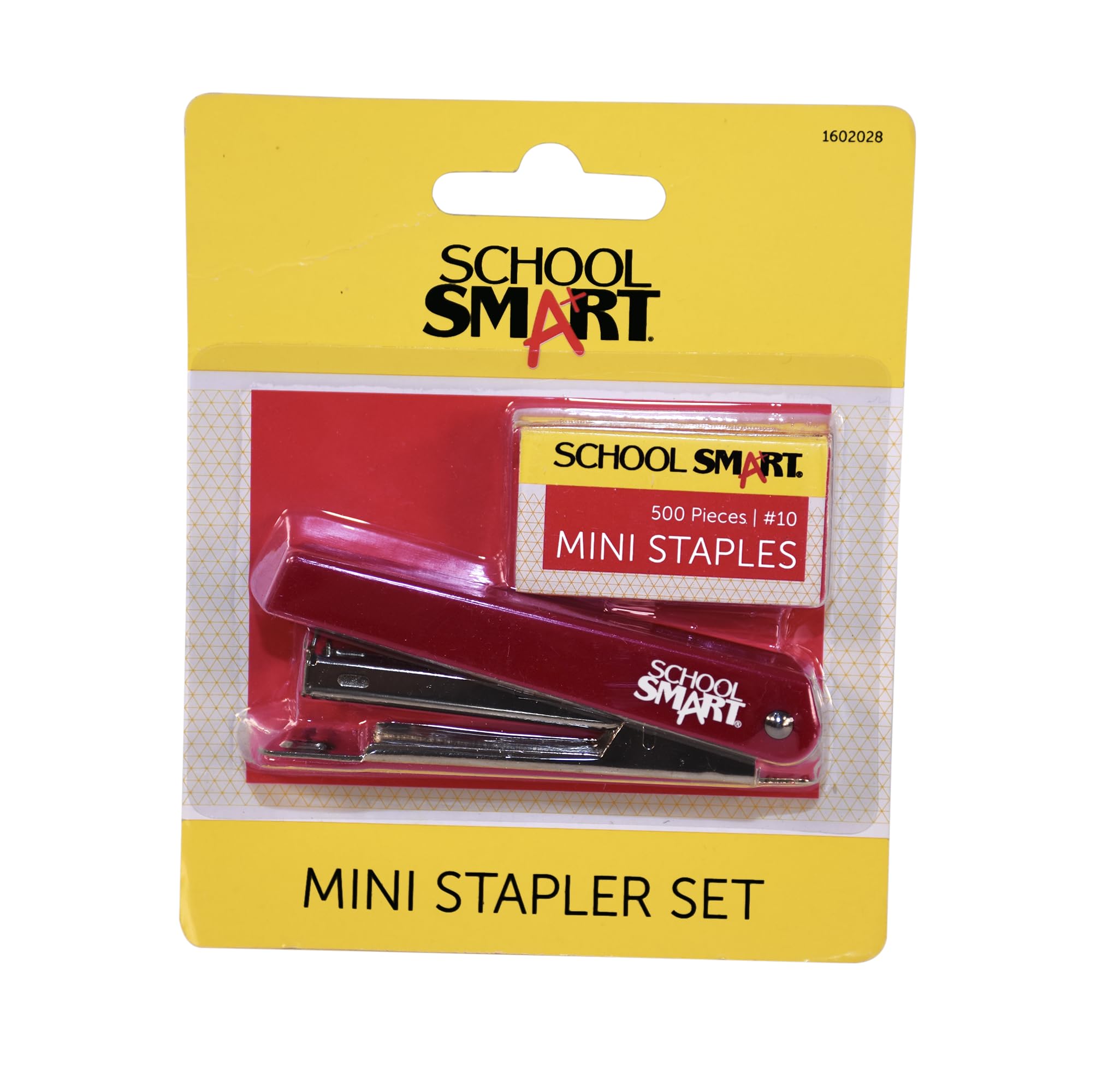 Amazon.com: School Smart Mini Stapler Set with 500 Staples, 20 Sheet ...