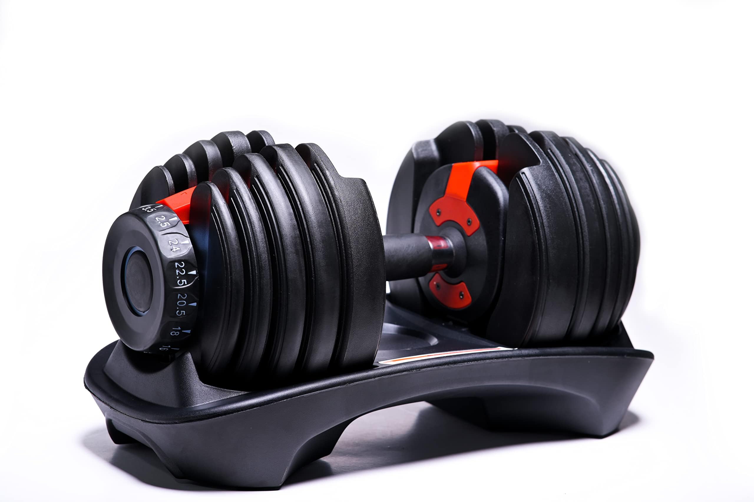 Smart adjustable dumbbells selective with fast automatic adjustment ...