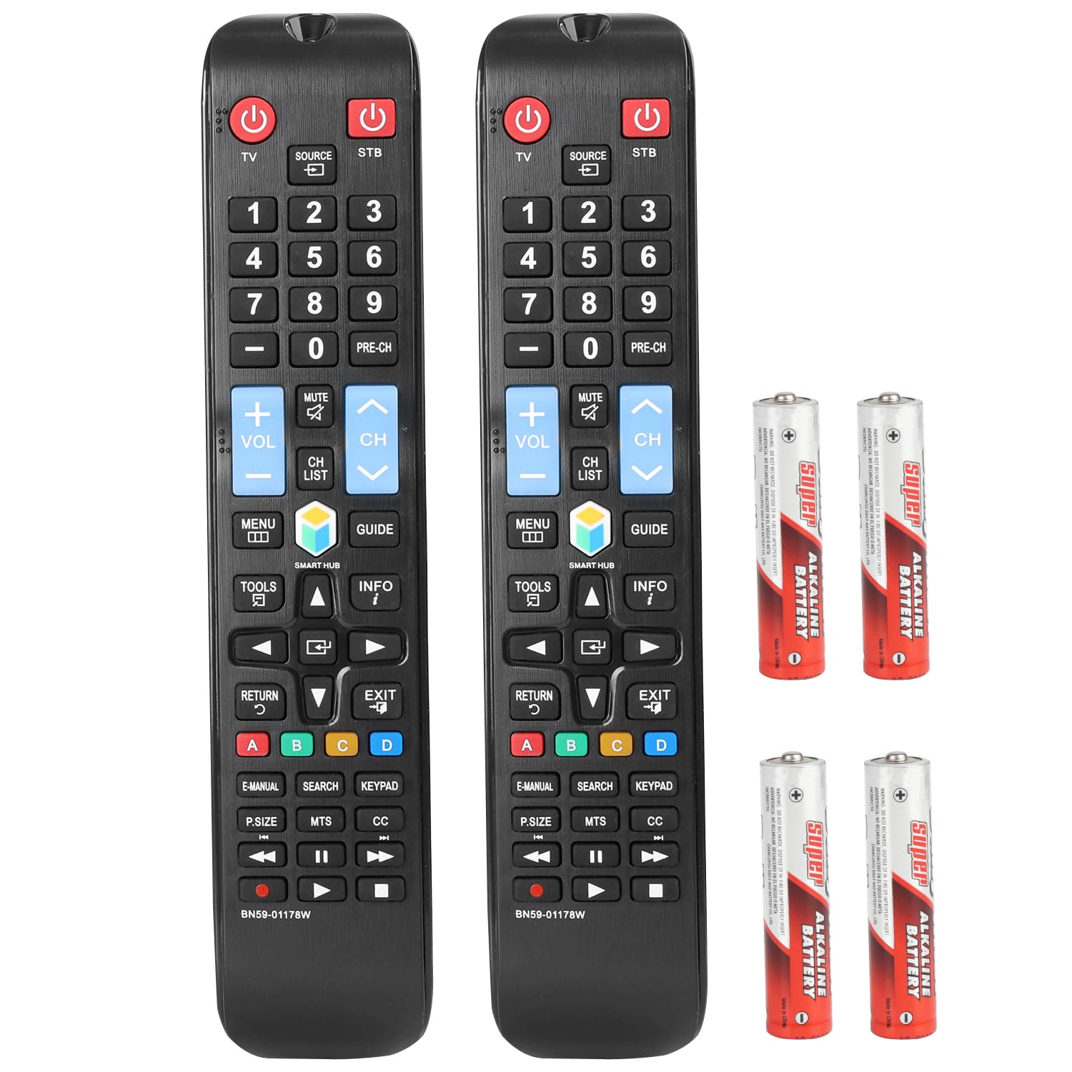 Snapklik.com : Pack Of 2 BN59-01178W Remote Control Compatible