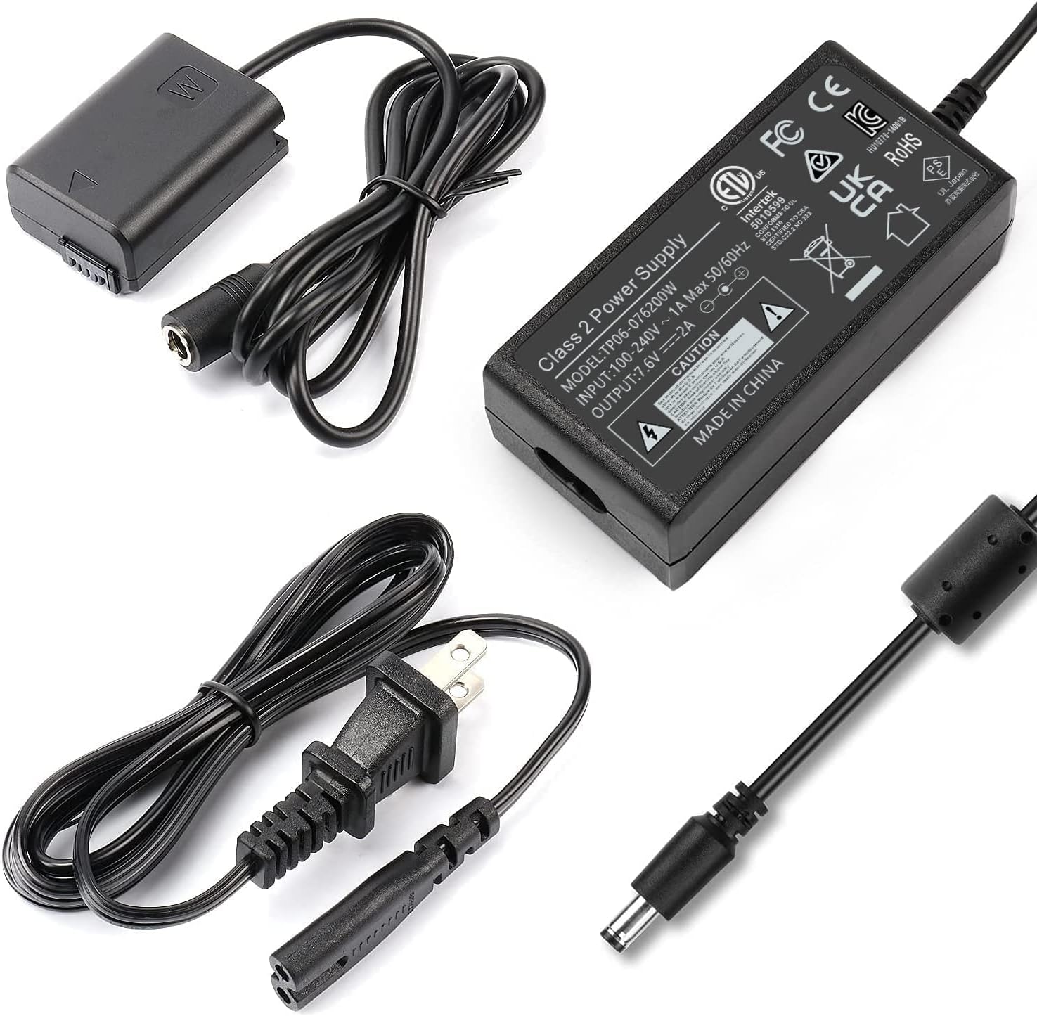 Amazon.com : Sony ACPW20 AC Adaptor -Black : Camera Power Adapters ...