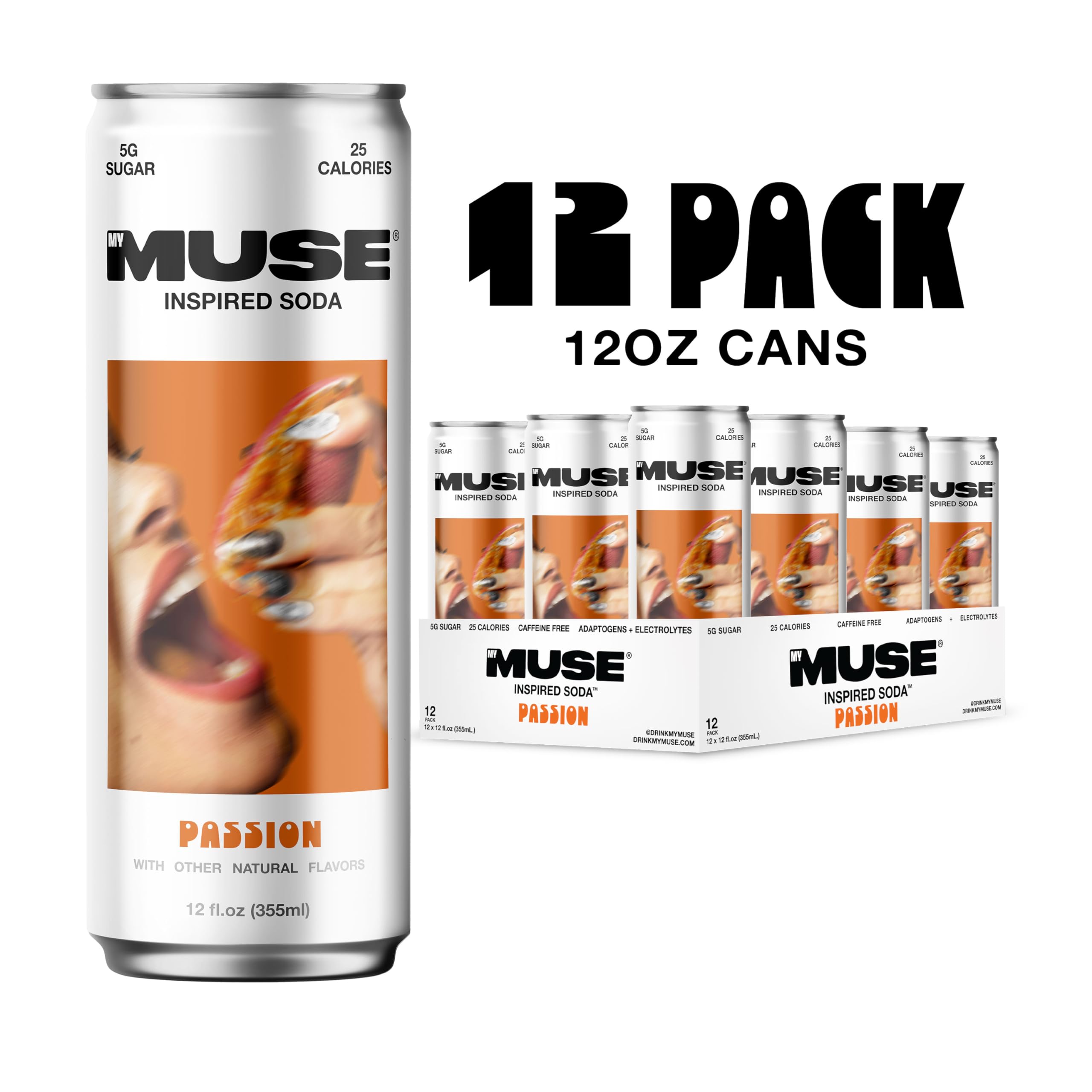 Amazon.com : My Muse Inspired Soda™ – Low Sugar, Low Calorie, Inspired ...
